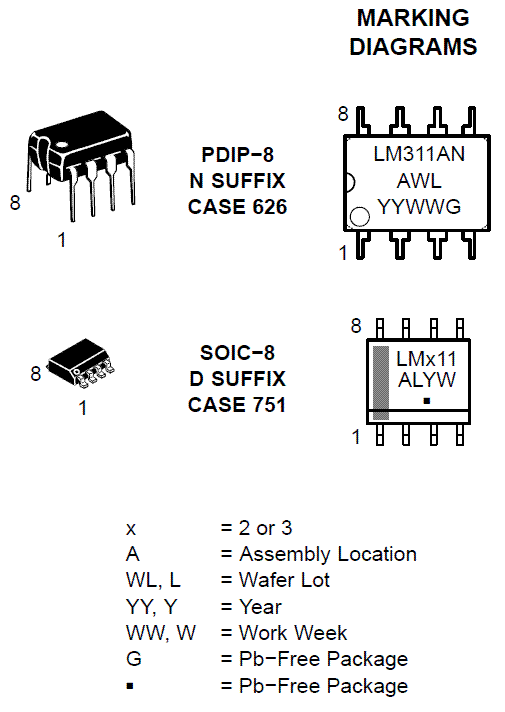 LM211: Comparator, Single