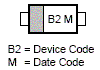 MBR0520L: Schottky Power Rectifier, Surface Mount, 0.5 A, 20 V