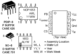 Ncp1653 Power Factor Controller Pfc Continuous Conduction Mode